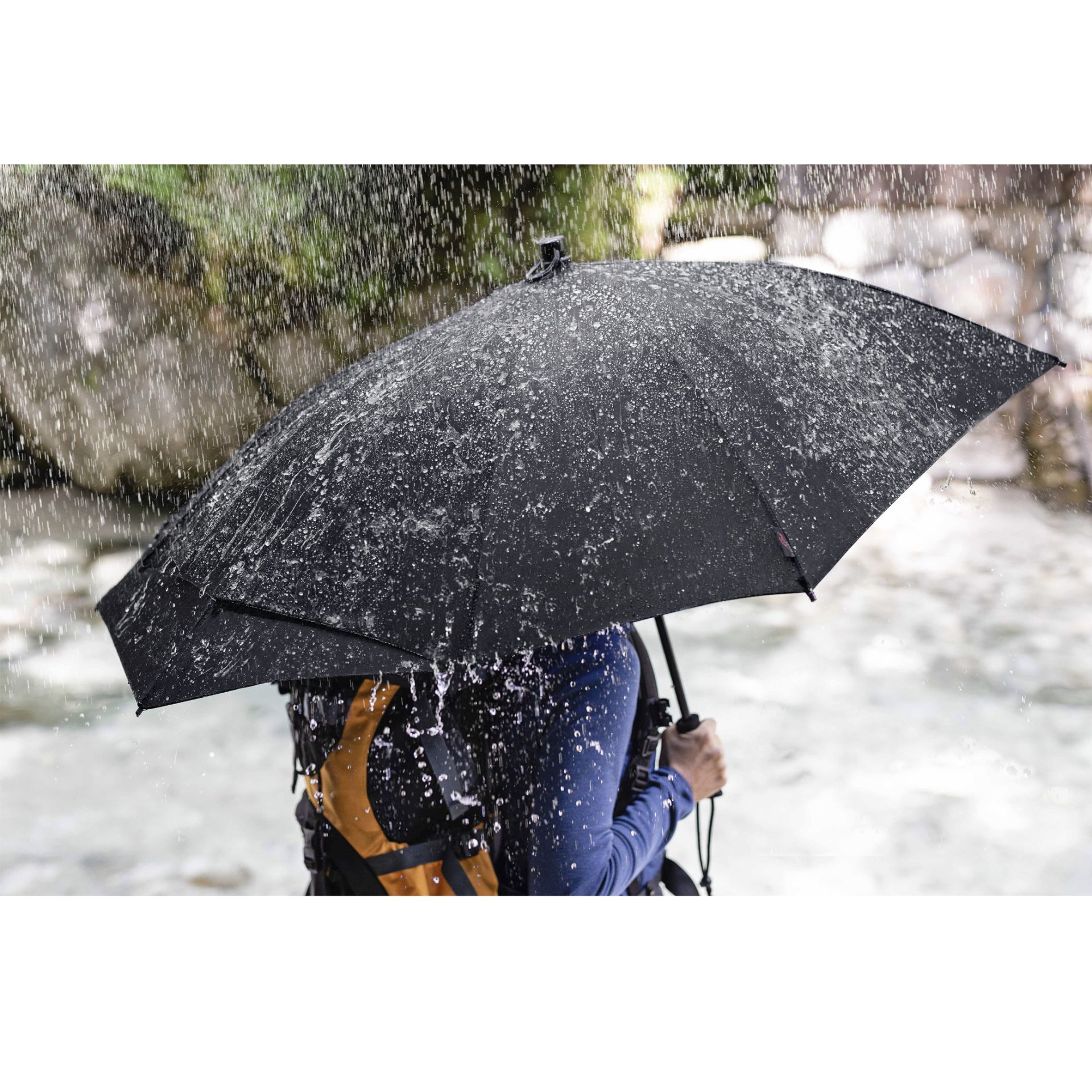 EuroSCHIRM | Swing backpack-Regenschirm | handfrei | verlängertes Dach ...